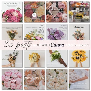 Floral Instagram Highlights: Flower Shop Quotes, Florist Business Feed ...