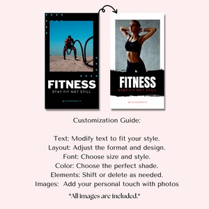 Fitness Instagram Story Template | Canva Templates for Gym and Personal ...