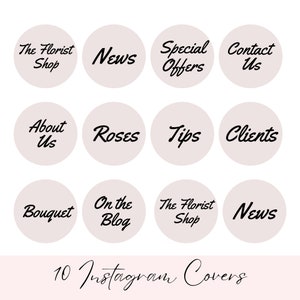 Floral Instagram Highlights: Flower Shop Quotes, Florist Business Feed ...