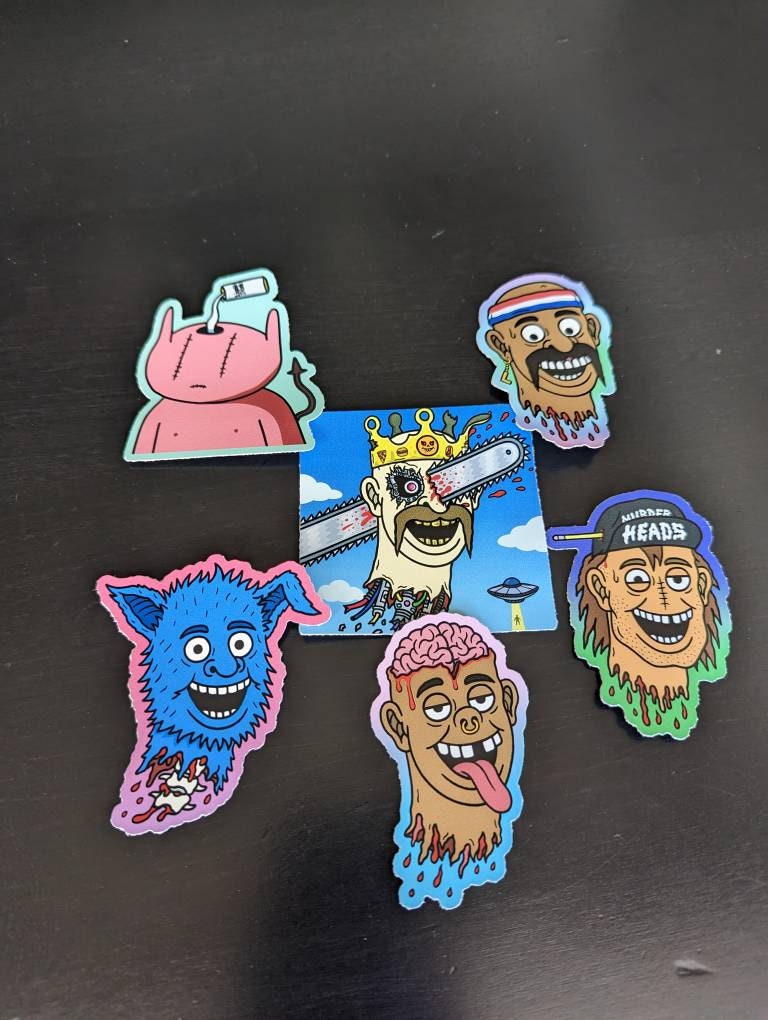 Sticker Packs Inspired by Liquid Death's NFT Project - Etsy