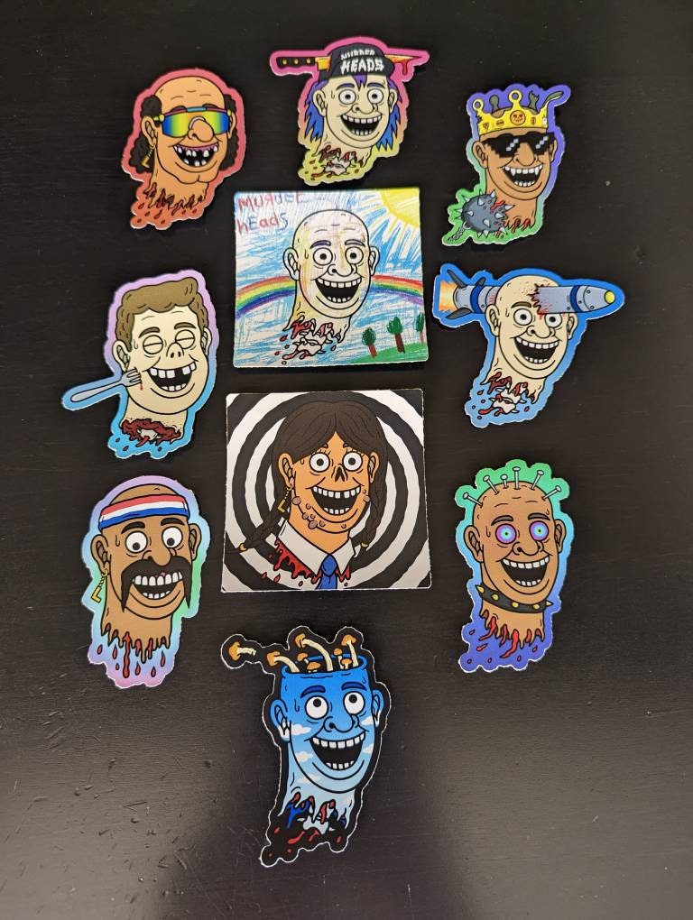 Sticker Packs Inspired by Liquid Death's NFT Project - Etsy