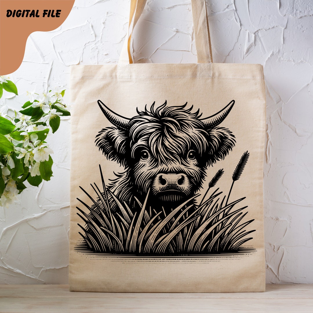 Highland Cow Svg, Cow Svg Cut, Highland Cow Cutting File, Western ...