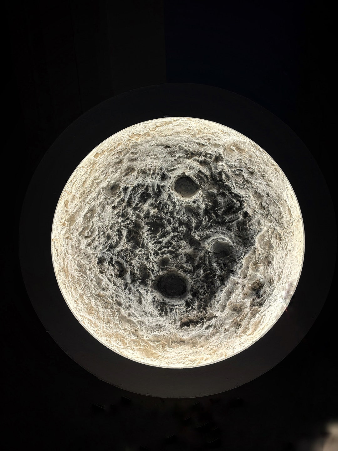 Handmade Moon Wall Sconce|textured Moon Lamp|cob Moon Wall Sconce - Etsy