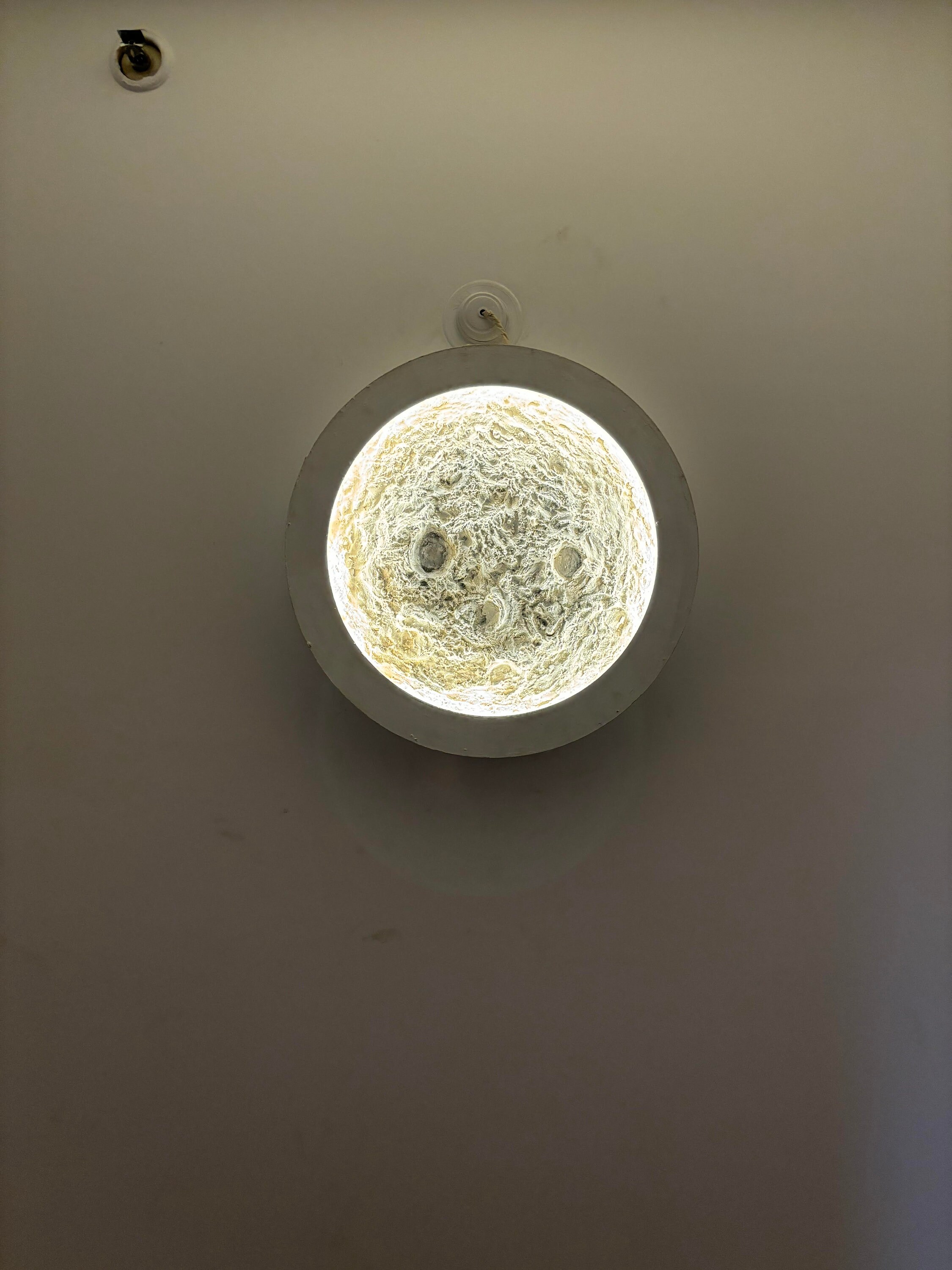 Handmade Moon Wall Sconce|textured Moon Lamp|cob Moon Wall Sconce - Etsy