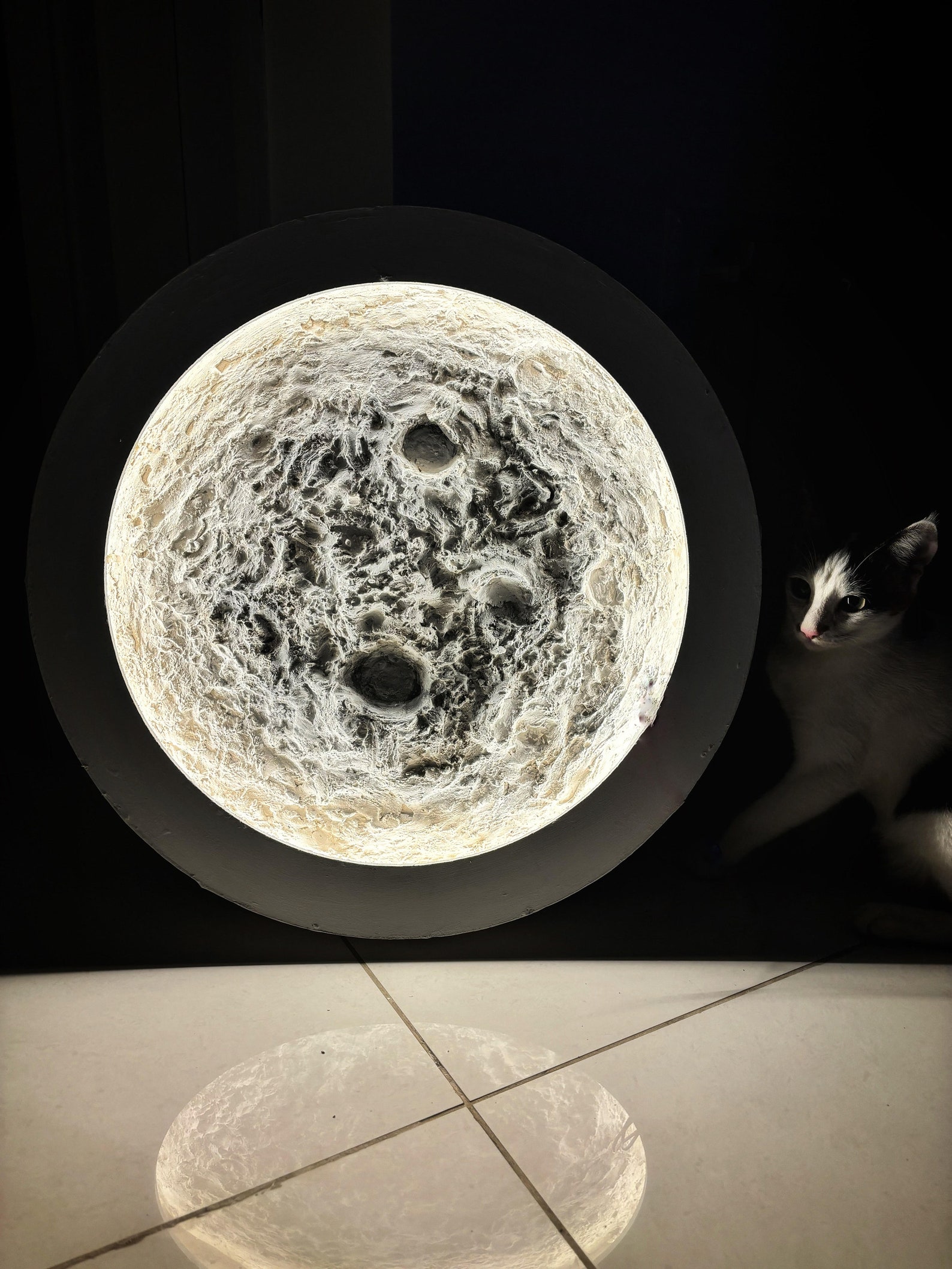 Handmade Moon Wall Sconce|textured Moon Lamp|cob Moon Wall Sconce - Etsy