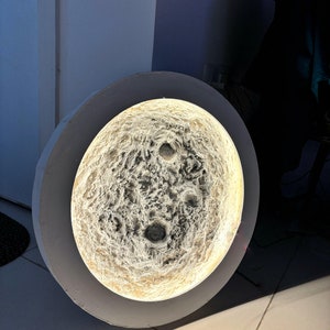 Handmade Moon Wall Sconce|textured Moon Lamp|cob Moon Wall Sconce - Etsy
