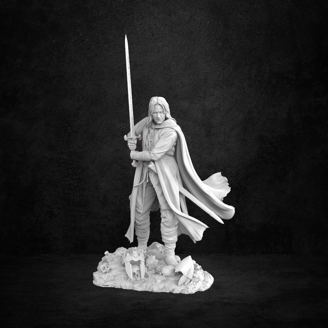 Lord of the Rings Aragorn 3D Model STL File LOTR Aragorn - Etsy