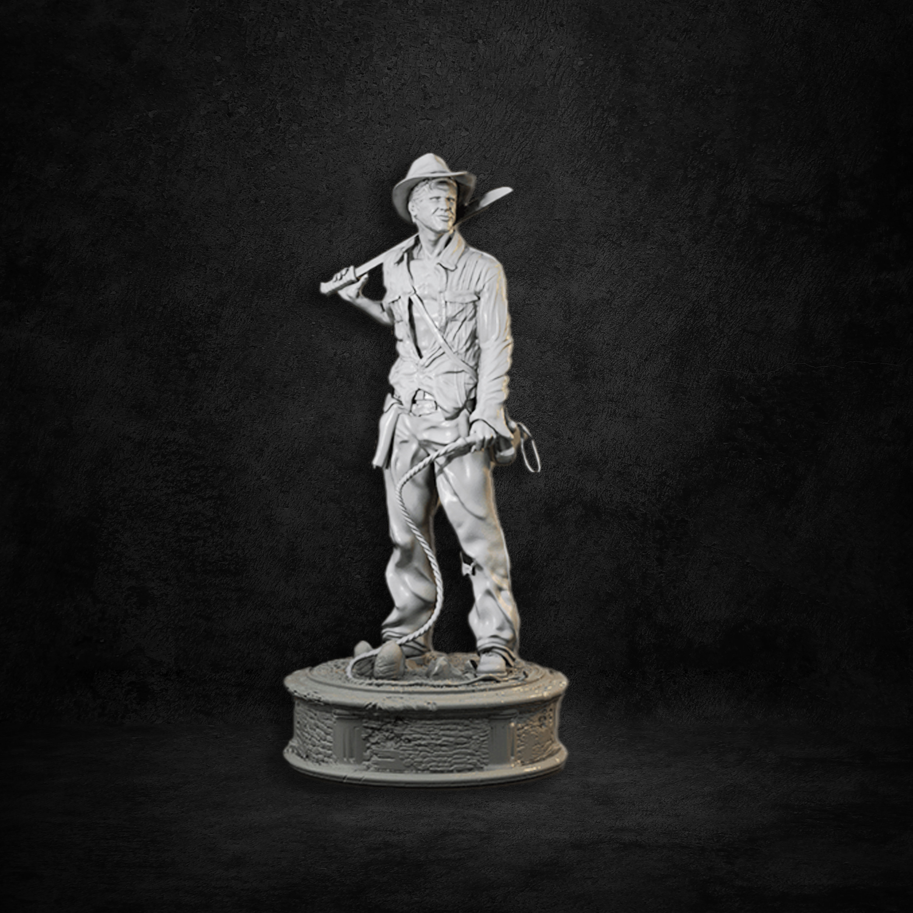 Indiana Jones 3D Model STL File Indiana Jones Figure Stl - Etsy
