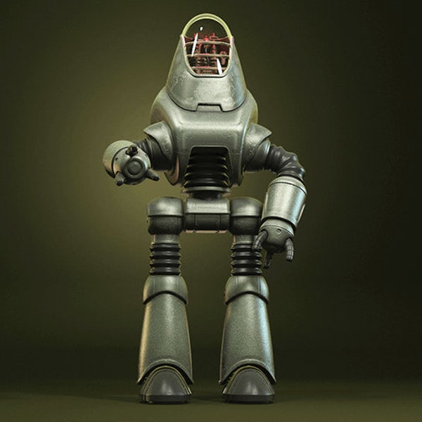 Miniature Protectron - Etsy