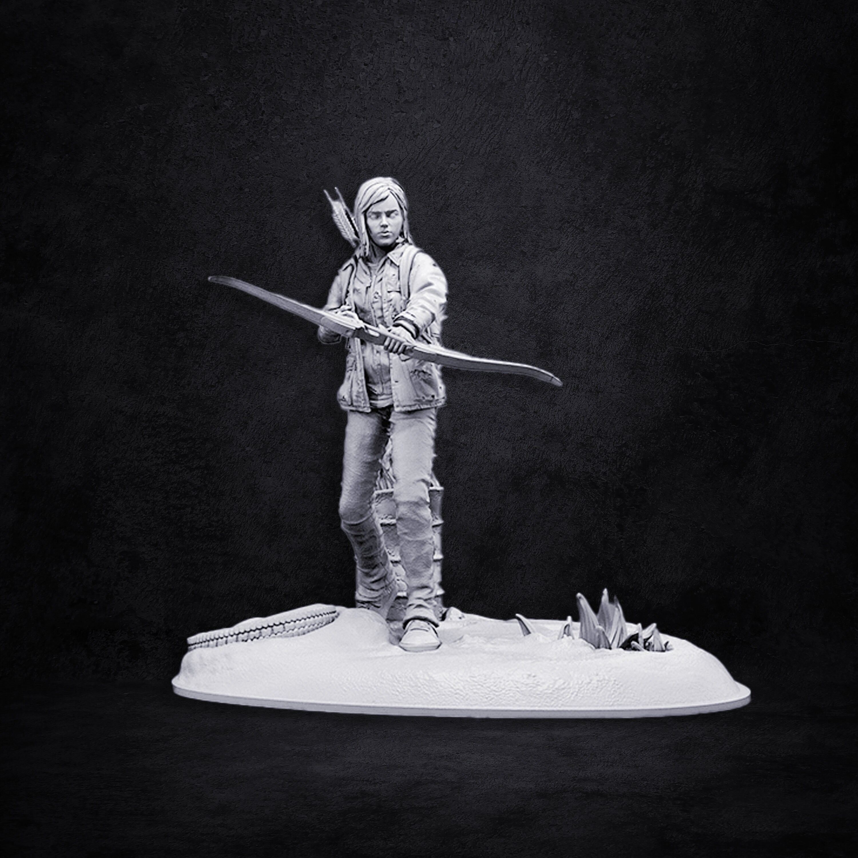 Last Of Us Ellie 3d Model Print File Last Of Us Ellie Diorama Etsy