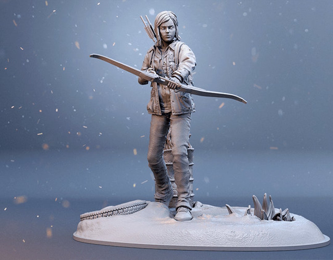 Last Of Us Ellie 3d Model Print File Last Of Us Ellie Diorama Etsy