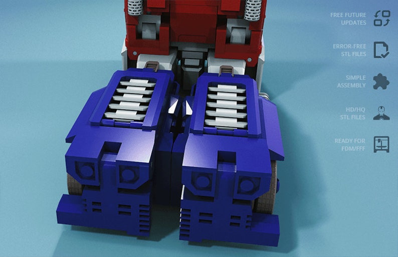Transformers Optimus Prime 3D Model Print Files Optimus Prime - Etsy Australia