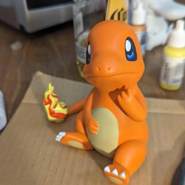 3d Charmander Sculpture - Etsy