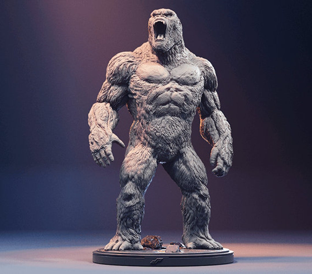 Kong 3D Model STL File Kong Stl Kong Statue Stl Kong Figure - Etsy