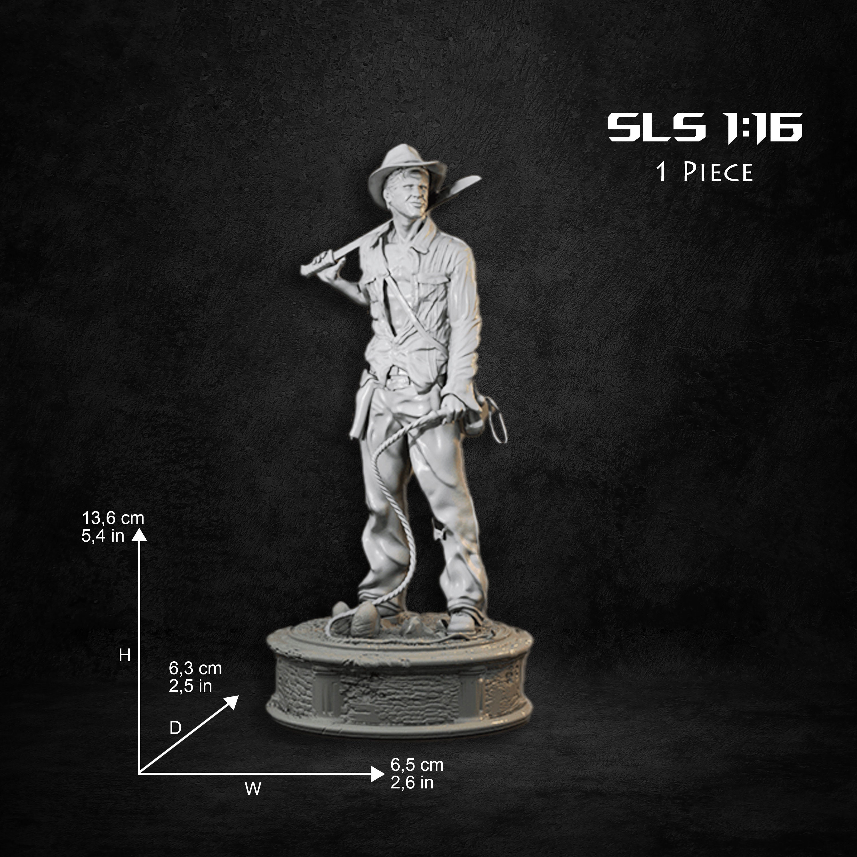 Indiana Jones 3D Model STL File Indiana Jones Figure Stl - Etsy