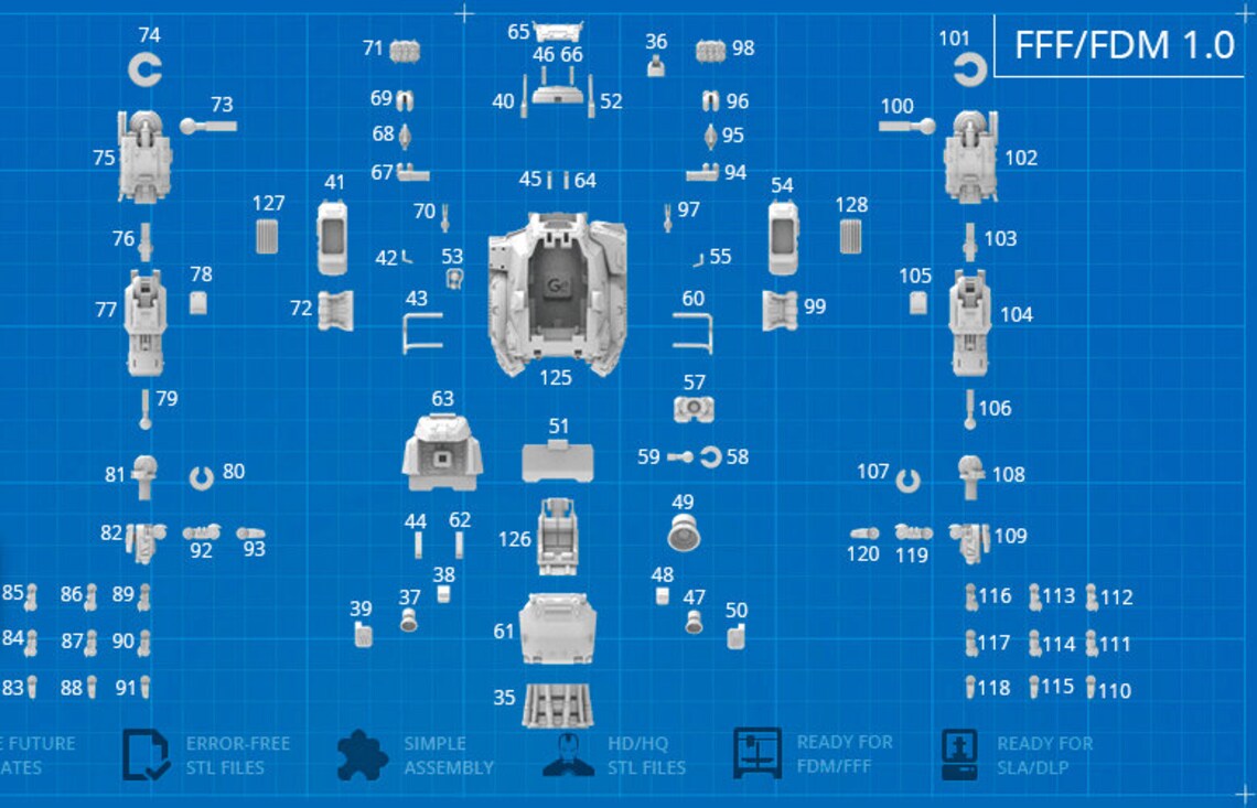 Titanfall BT7274 STL Files BT7274 3D Model Print Files - Etsy