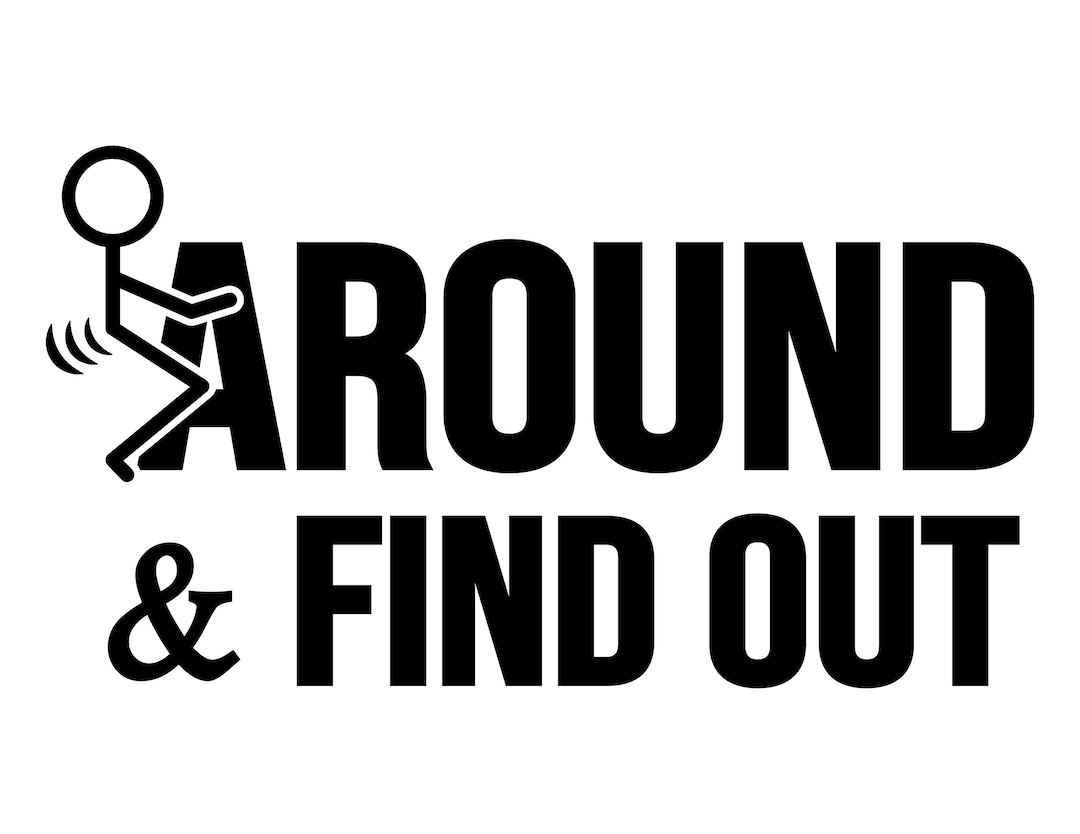 FAFO With Stick Figure Decal Sticker Patriotic Military - Etsy