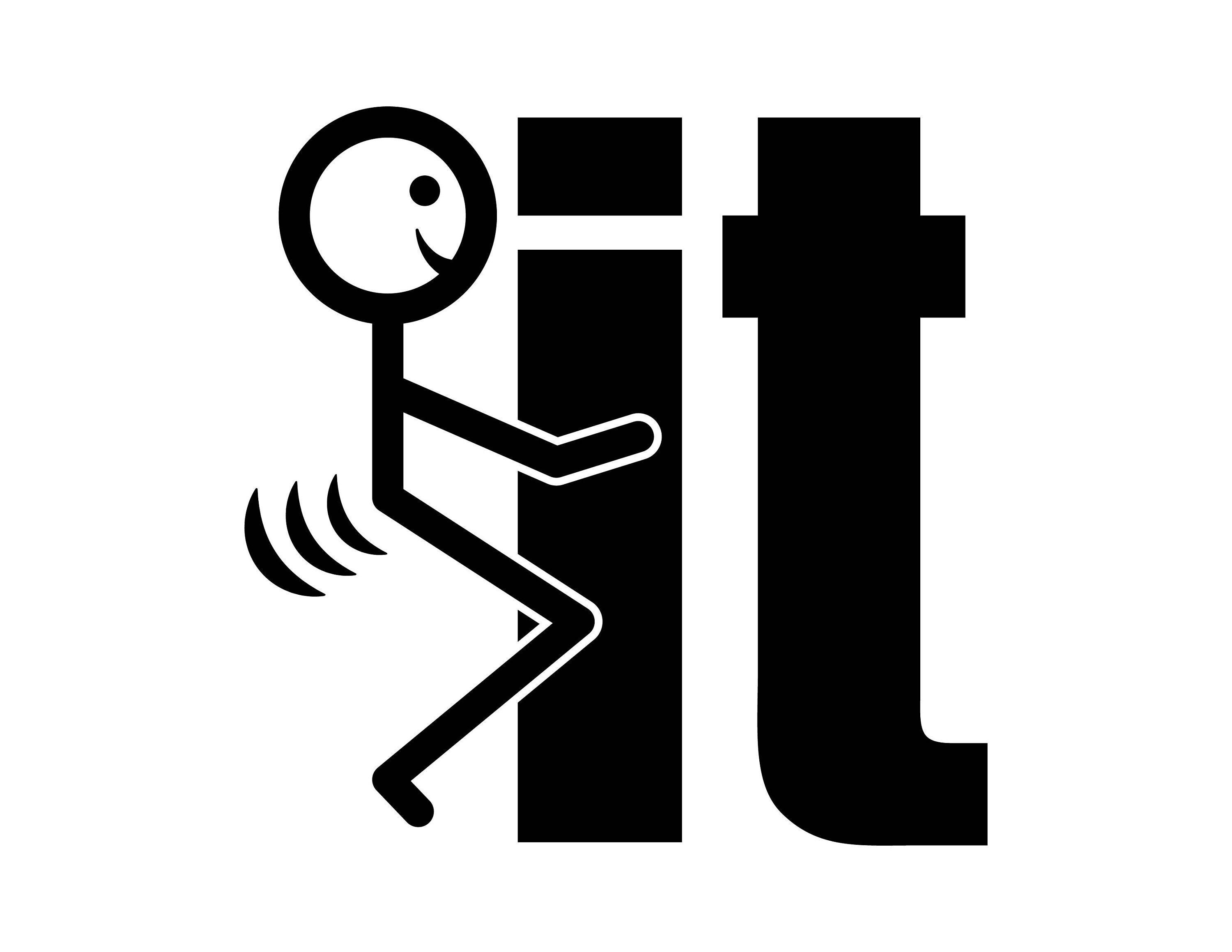 F It With Stick Figure Decal Sticker Patriotic Military - Etsy