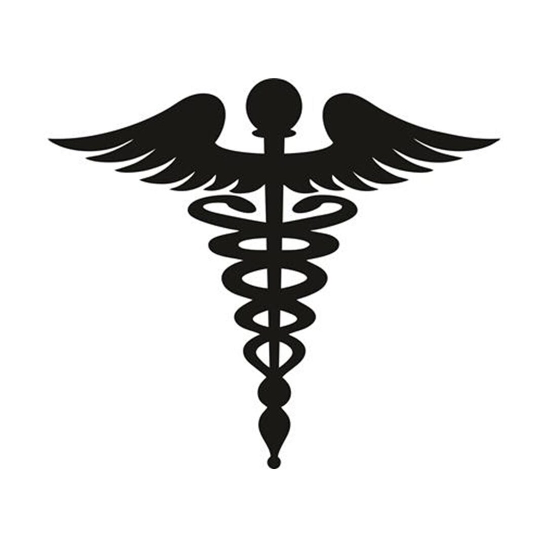 Vinyl Decal Caduceus MD Multiple Sizes/colors Perfect for Walls ...