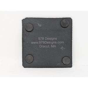 Slate Coaster Highland Cow in Hay Pile Laser Engraved Fall Autumn - Etsy