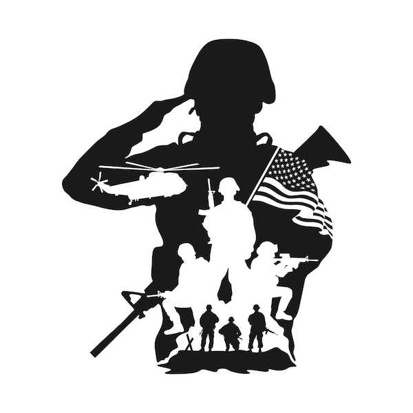 Military Decal - Etsy