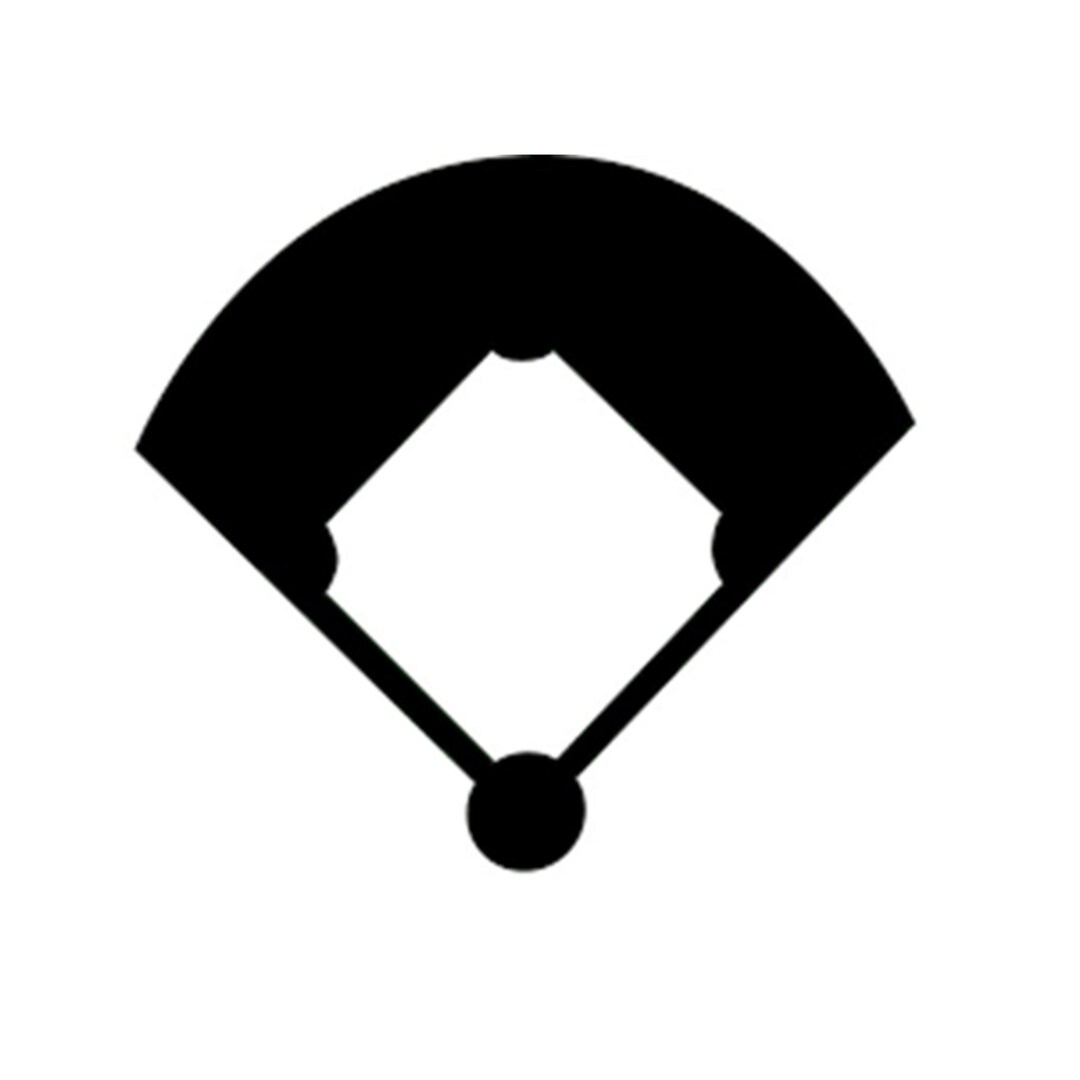 Vinyl Decal Baseball Diamond Multiple Sizes/colors Perfect for Walls ...