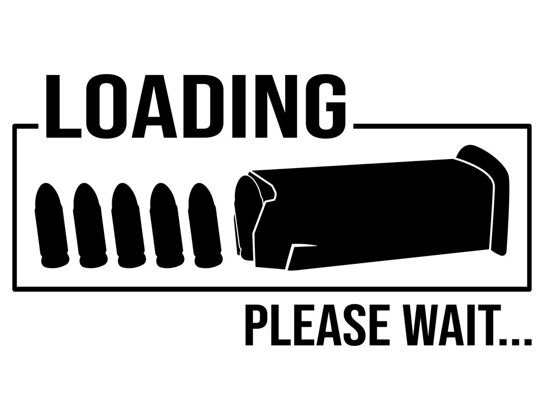 Loading Please Wait Decal Sticker Patriotic Military - Etsy