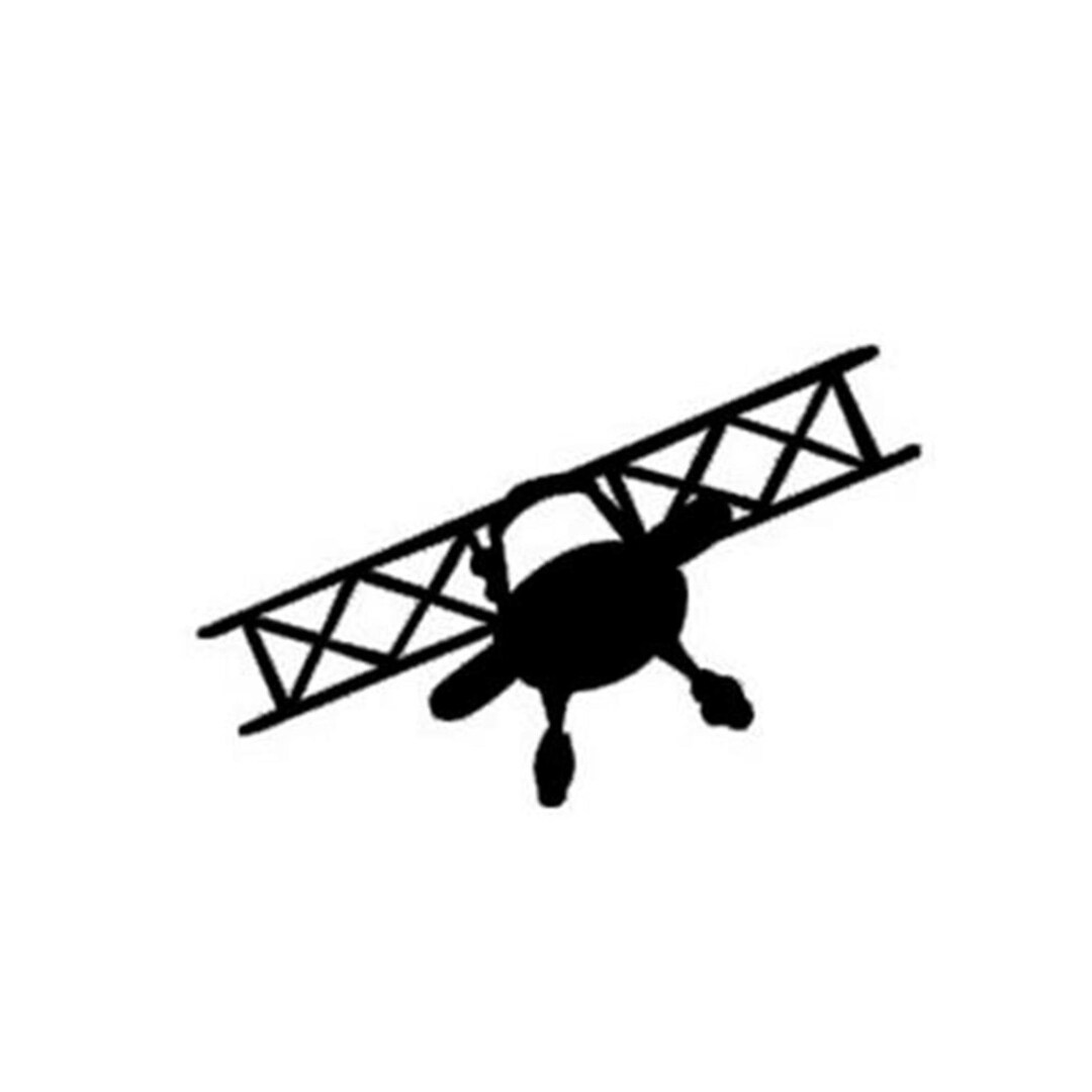 Vinyl Decal Airplane 2 Multiple Sizes/colors Perfect for Walls, Windows ...