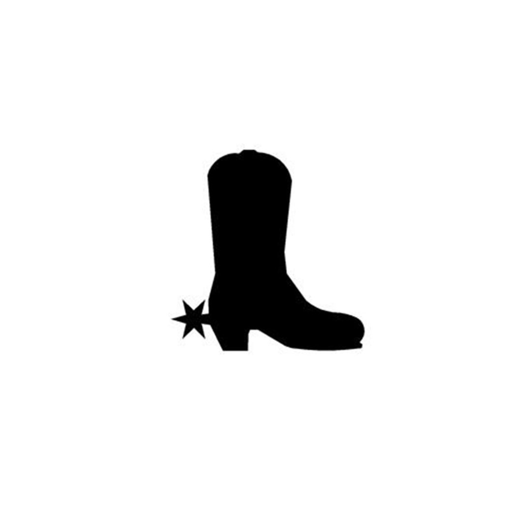 Vinyl Decal Cowboy Boot Multiple Sizes/colors Perfect for Walls ...