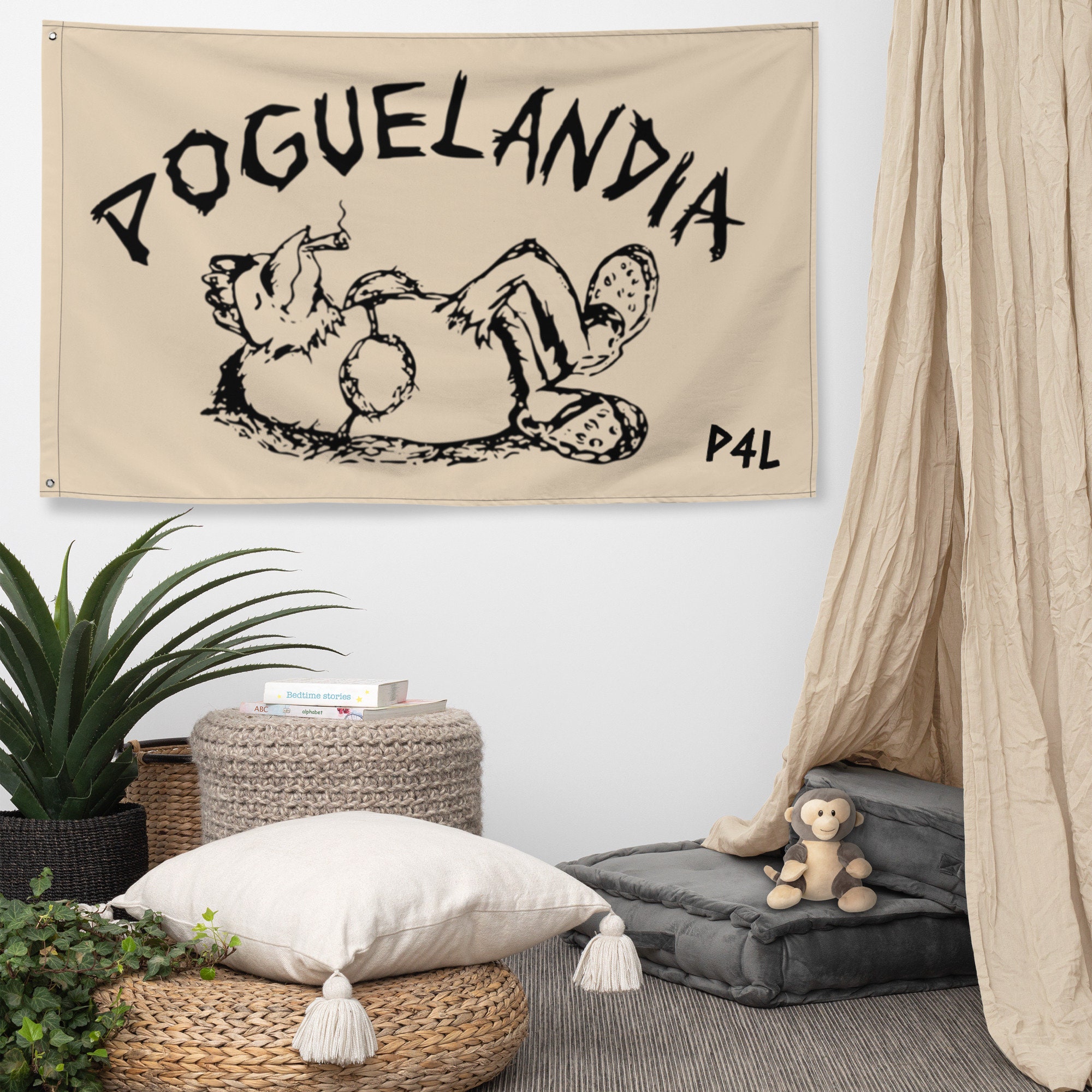 Poguelandia Pogue Outer Banks Festival Party Flag OBX Kooks - Etsy