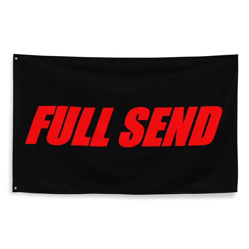 FULL SEND - Flag - Etsy