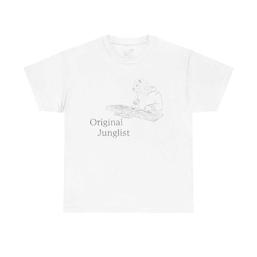 Original Junglist White T-shirt - Etsy