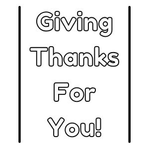 Printable Color Your Own Thank You Tags - Etsy