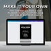 Barbershop Content Calendar Template Canva, Social Media Planner ...