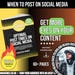 Barbershop Content Calendar Template Canva, Social Media Planner ...