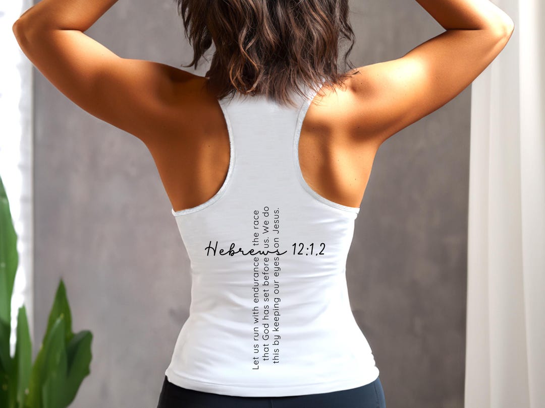 CUSTOM Christian Tank Top for Bodybuilding, Scripture Christian Tank ...