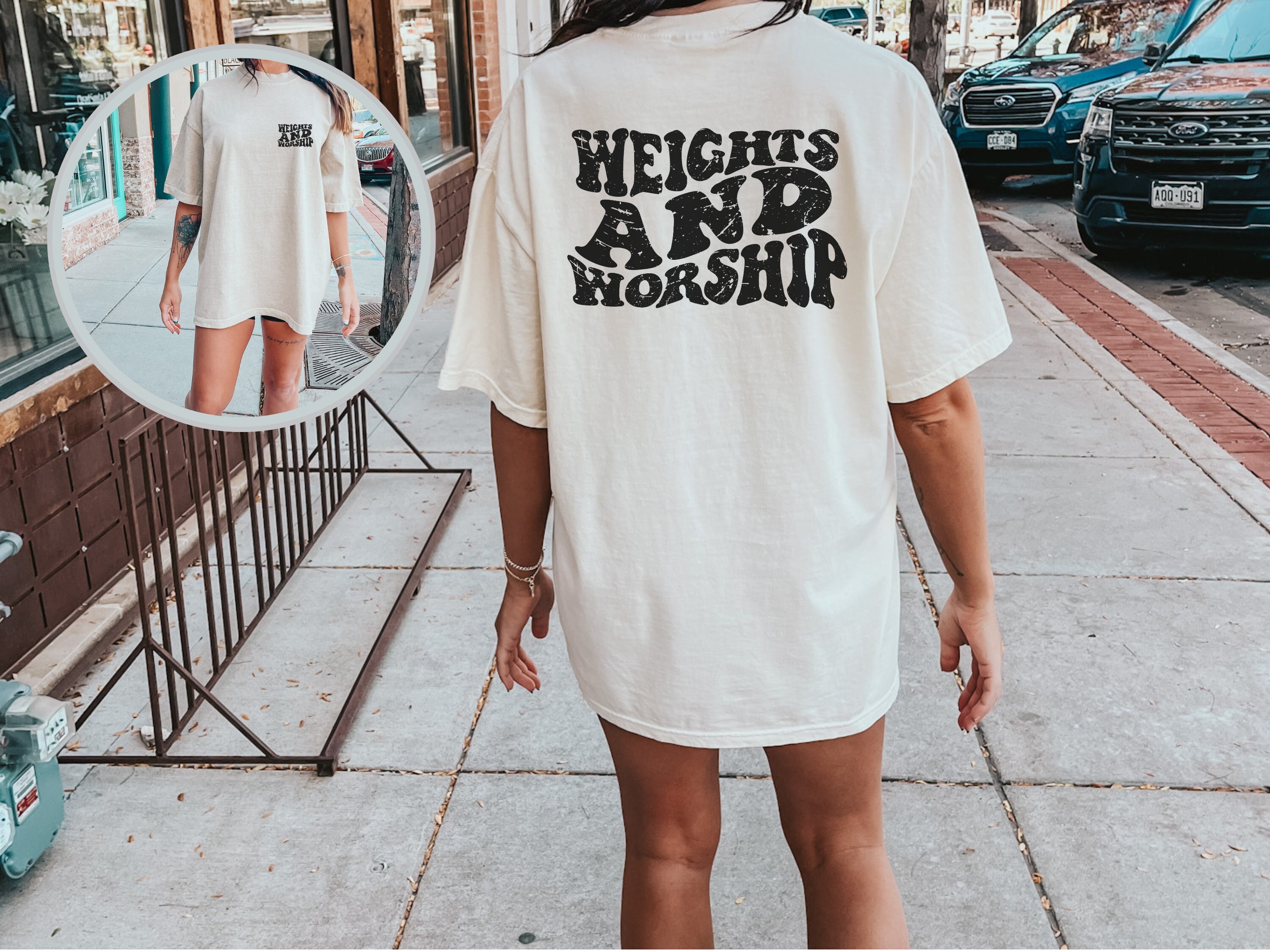 Groovy Style Christian Merch, Gym Pump Cover, Retro Oversized Workout ...