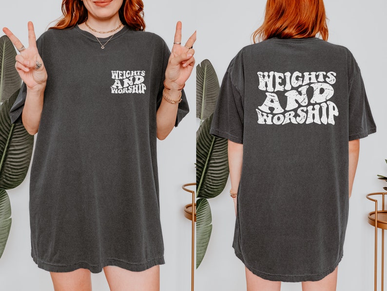 Groovy Style Christian Merch, Gym Pump Cover, Retro Oversized Workout ...