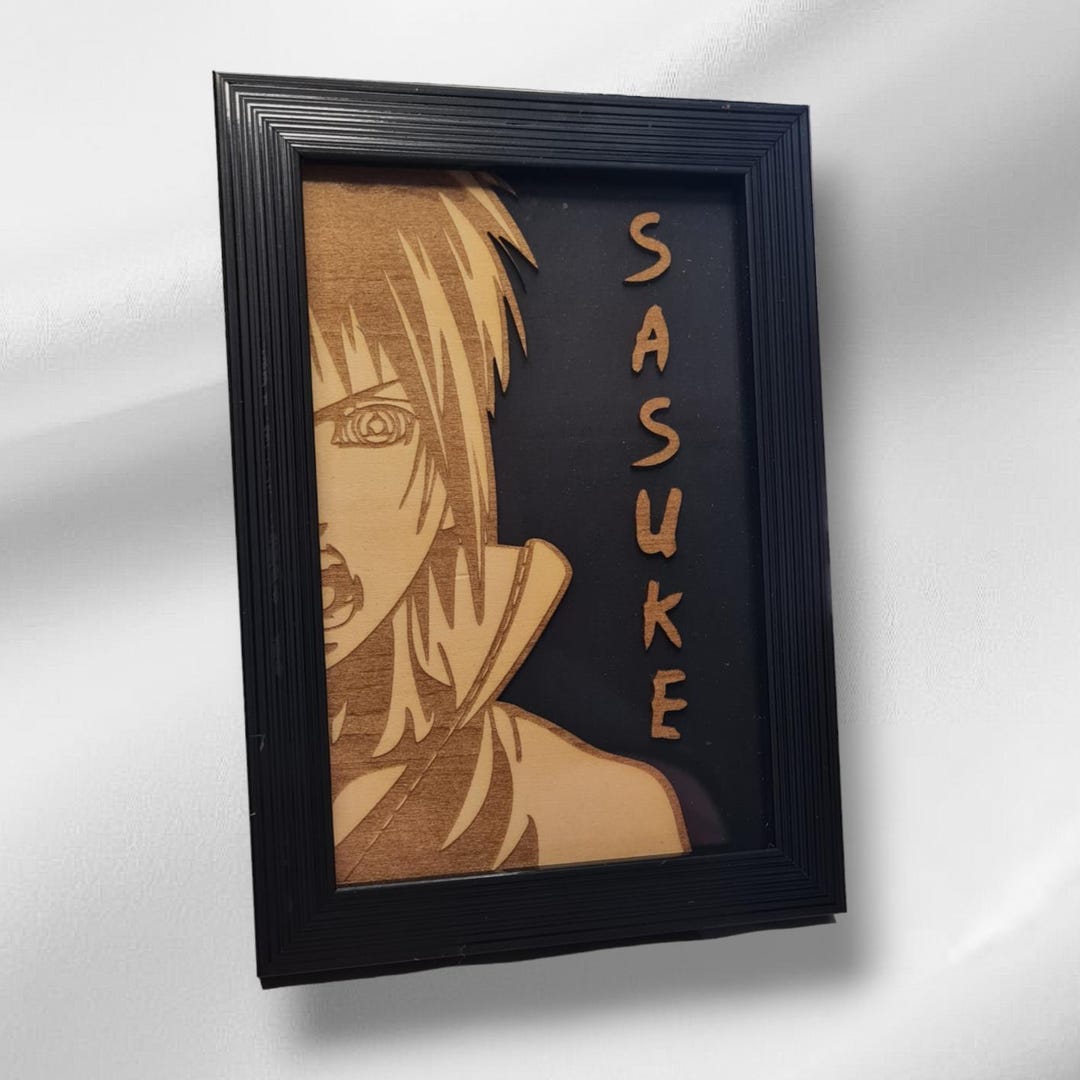 Naruto Manga Sasuke Frame - Etsy