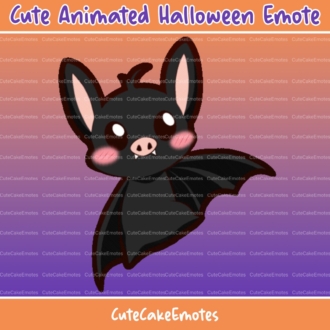 ANIMATED EMOTE | Bat (halloween) | Perfect for Twitch, Discord, Youtube ...