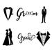 Bride and Groom Svg,bride Svg,groom Svg,just Married Svg, Newlywed Svg ...