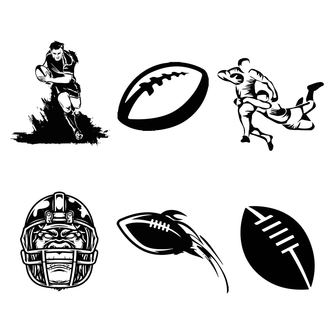 Rugby Svg,silhouette,digital Download,cut File,high Quality Rugby SVG ...