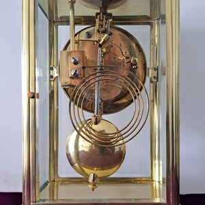 Four Glass Regulator Mantle Clock - Etsy