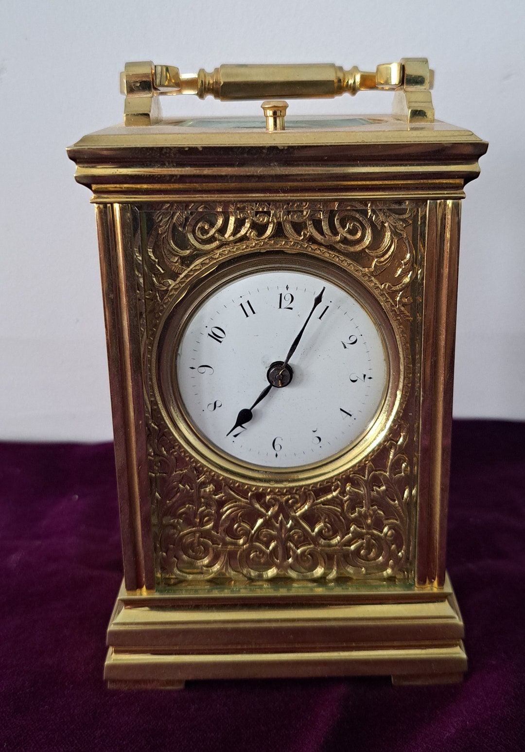 1890 Time Strike and Alarm French Carriage Clock - Etsy
