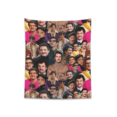 Pedro Pascal American Flag Pedro Pascal Wall Tapestry in Daddy - Etsy
