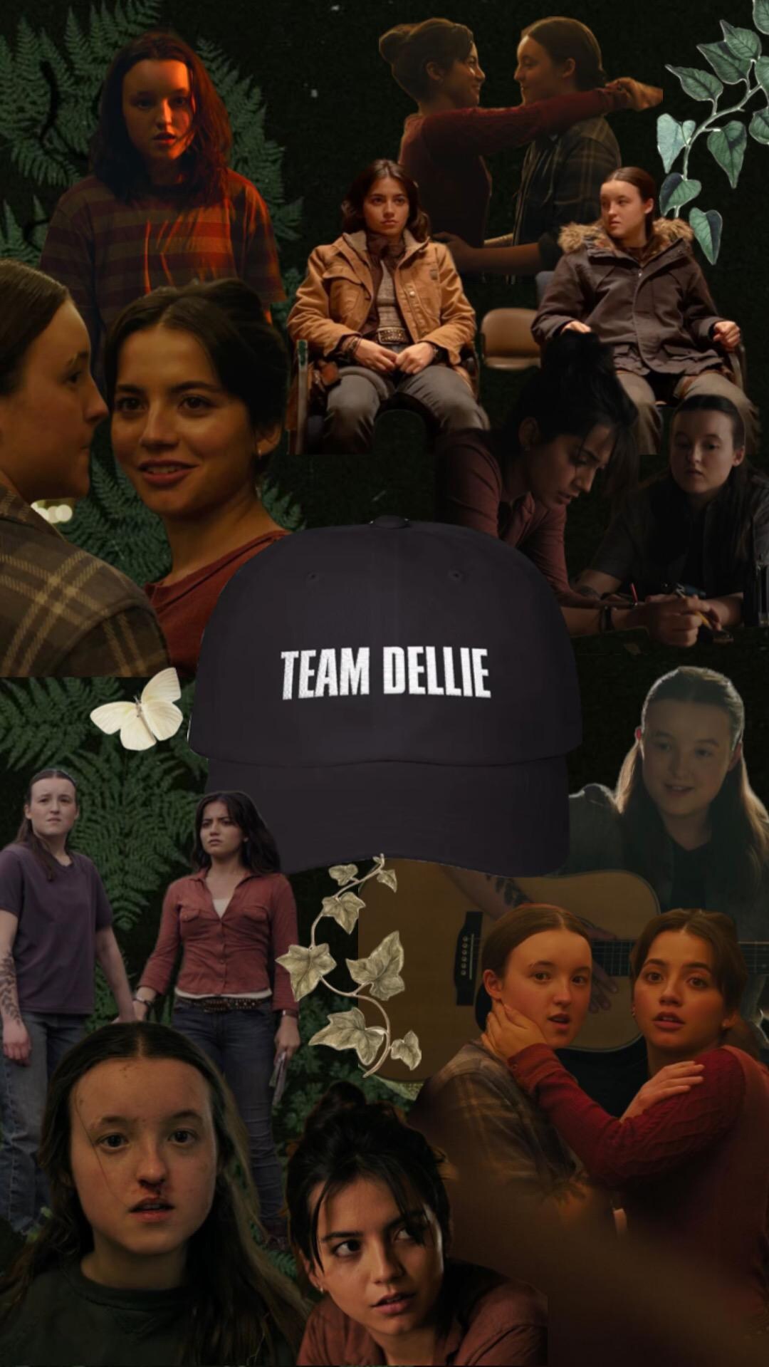 Team Dellie Hat. the Last of Us Inspired Embroidered Cap. Dina X Ellie ...