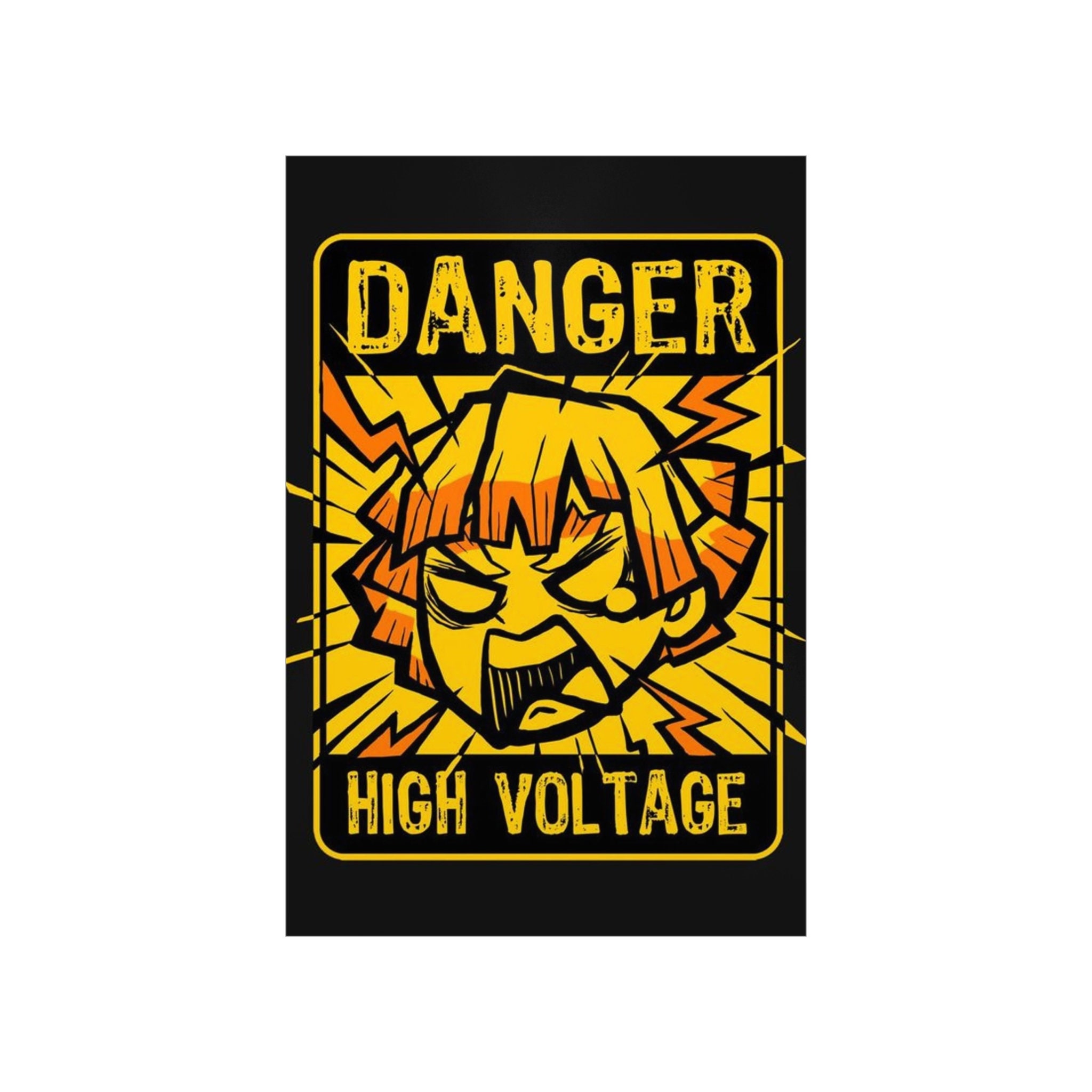 Demon Slayer Anime Zenitsu Poster Premium Matte Vertical - Etsy