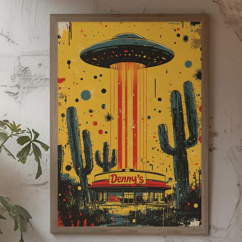 Ufo Poster - Etsy
