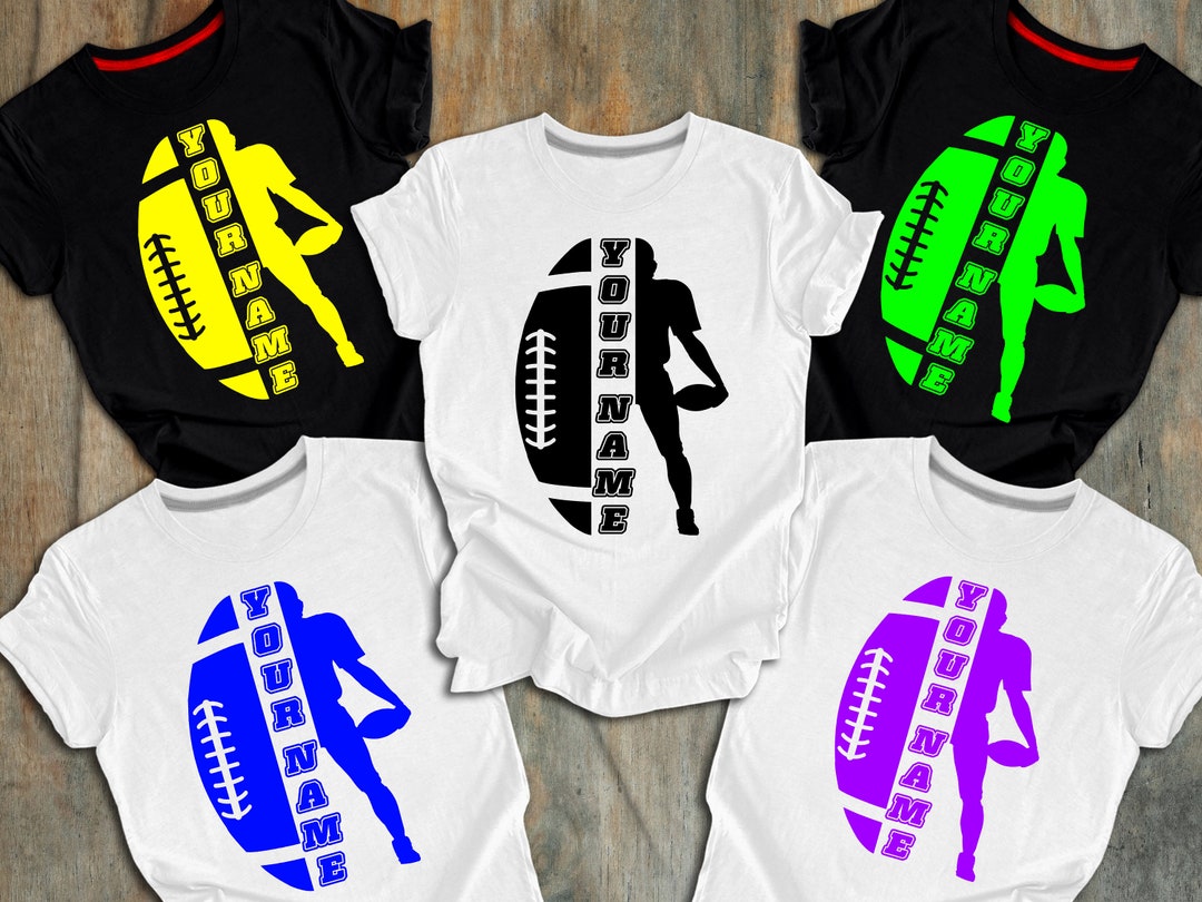 Customized Football Shirt Your Name Football Shirt Football - Etsy