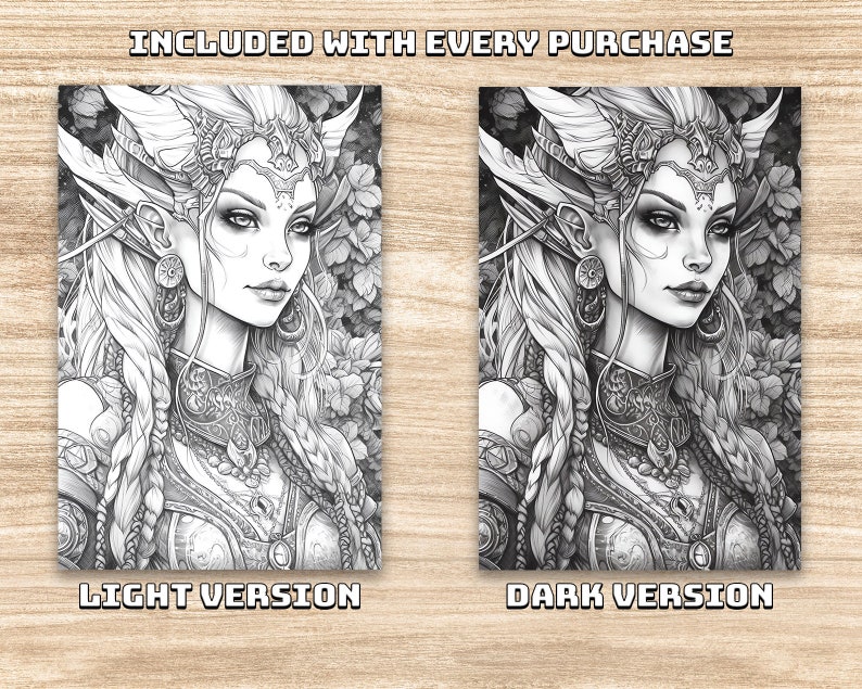 Whimsical Woodlands Elf Fantasy Coloring Book Part 2 25 Unique Images ...
